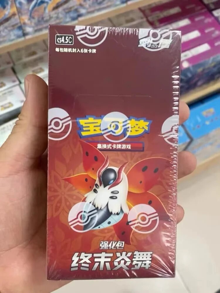 Коллекционные карты Pokemon, Красный, 1 box