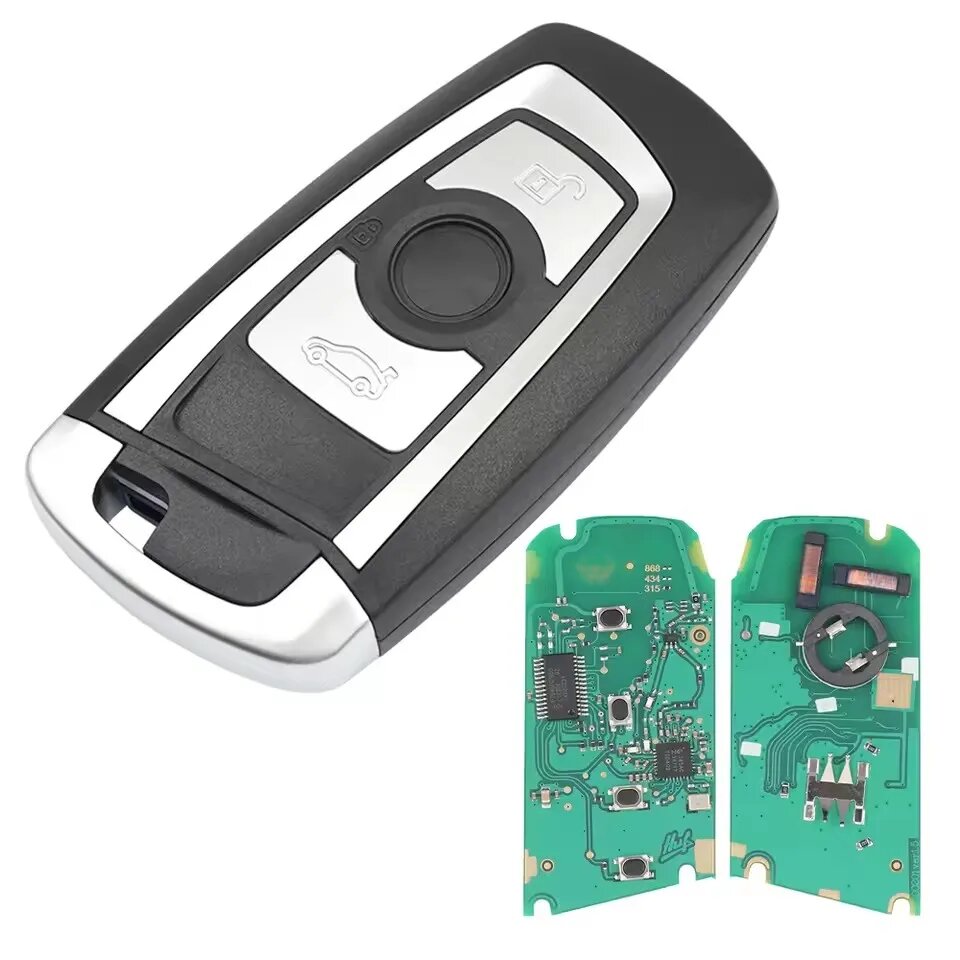 Умный ключ-пульт ChaoYue 315/433/868 МГц для BMW 3, 5, 7 серий 2009-2016, 433MHz, 3BT Remote Key