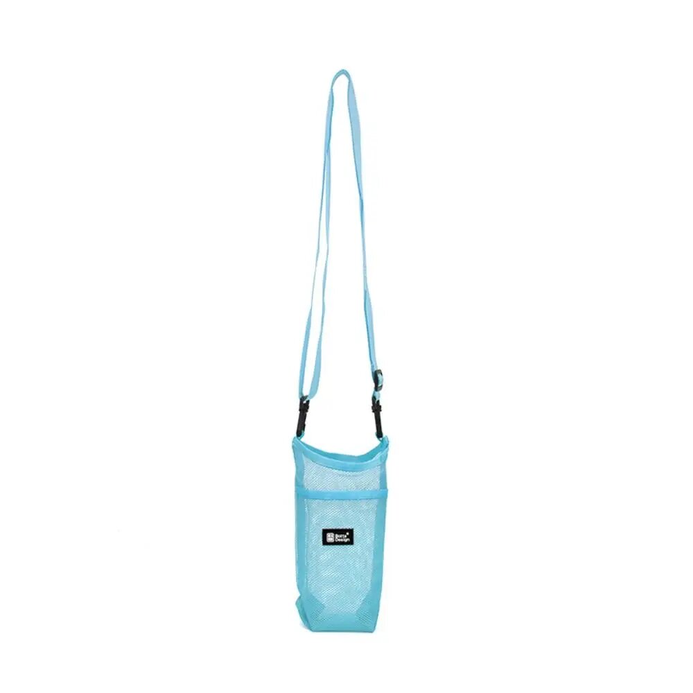 Сетчатая сумка для бутылки воды, blue
