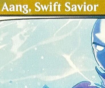 Aang, Swift Savior, Коллекционная карта Holo 298 TLA