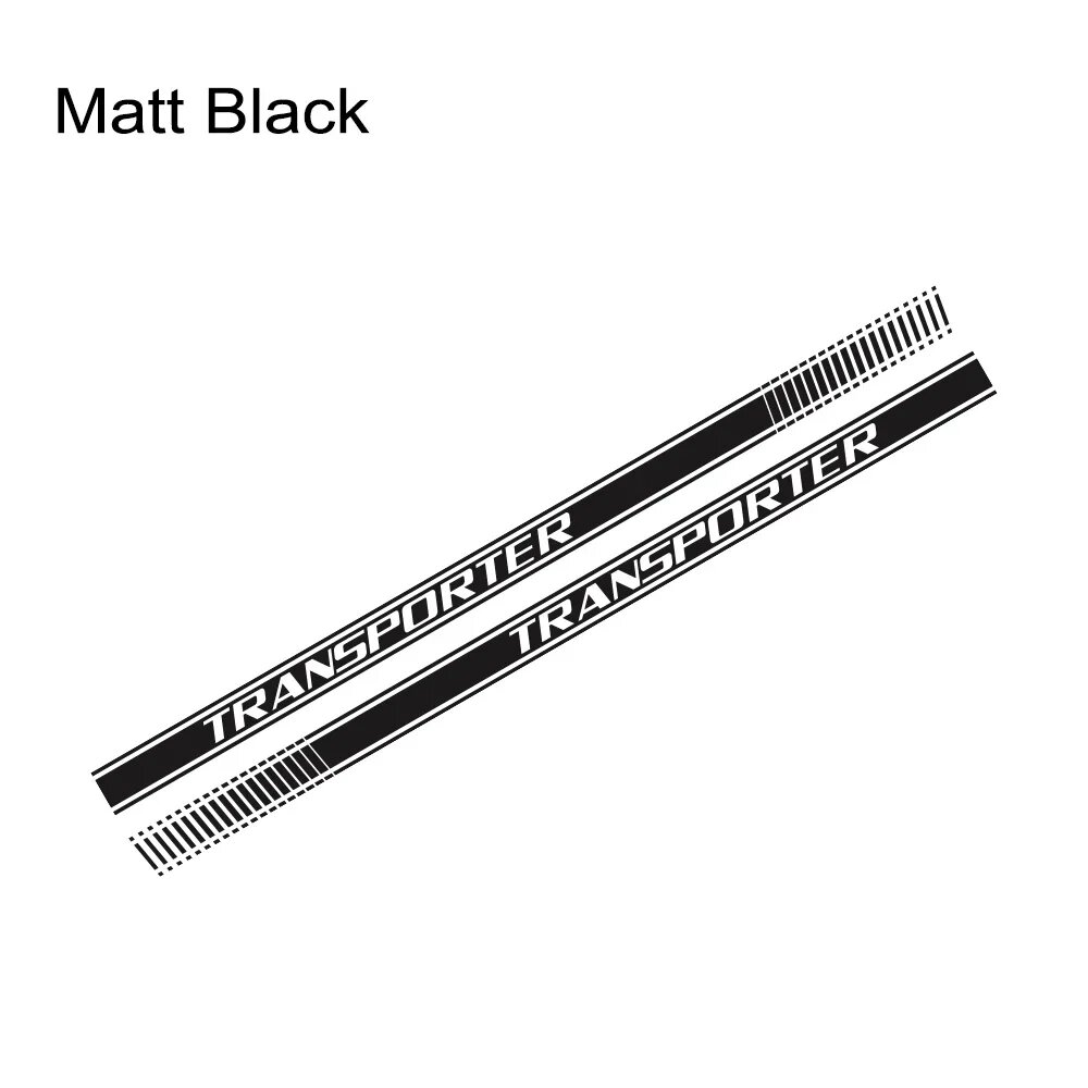 Наклейки "Transporter" Matt Black для VW T5 T6