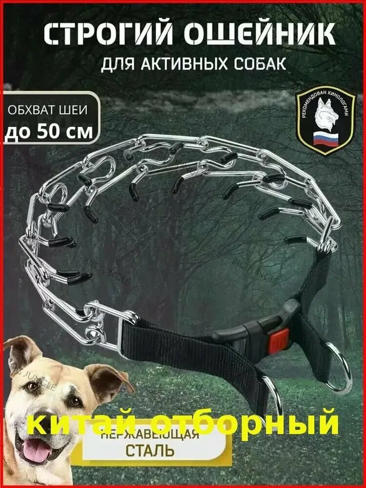 Строгий ошейник для собак средних пород Big Jungle