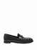 Лоферы FENDI FF logo ruched loafers, размер 40, black/black