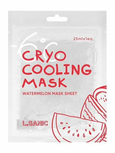 L.sanic Watermelon Cryo Cooling Sheet Mask Тканевая маска 25 мл/гр