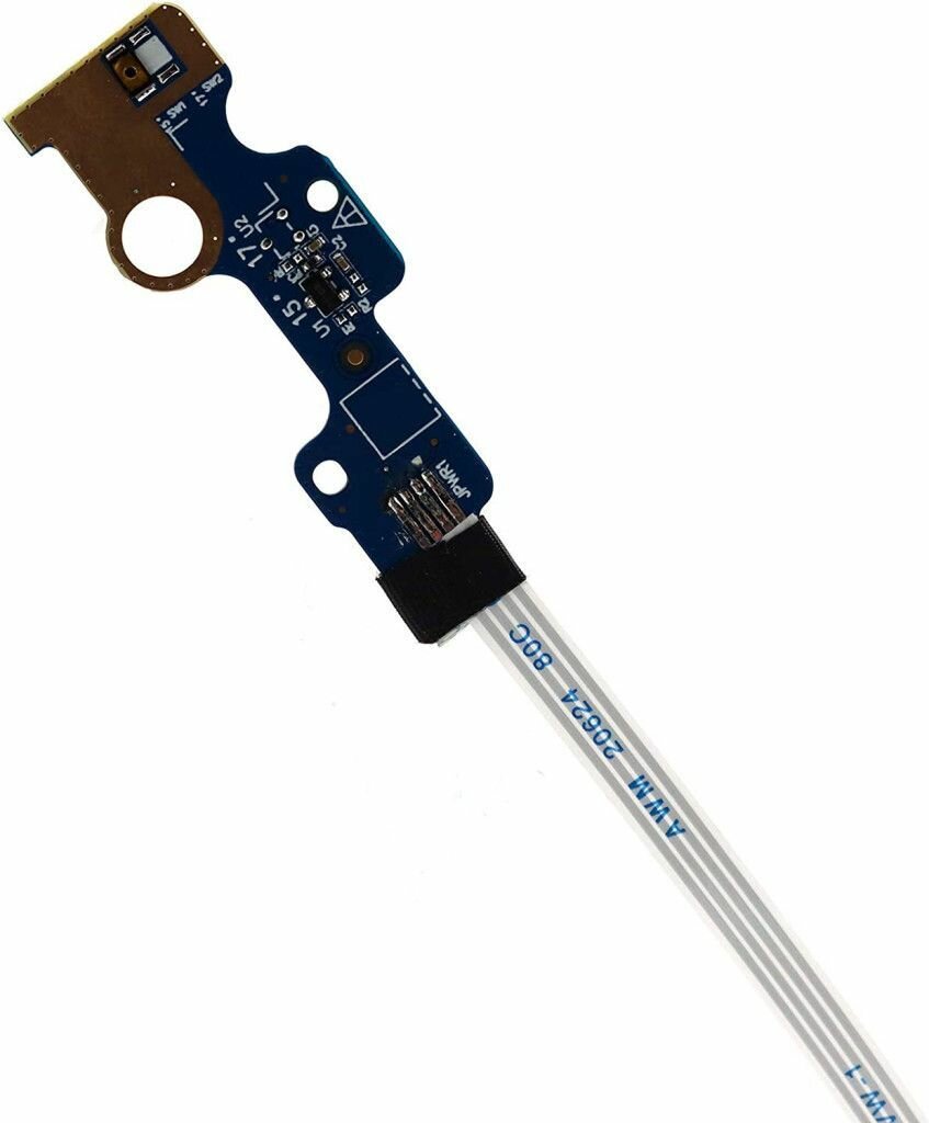 Плата с кнопкой включения в сборе (LS-F114P, 0F114P, NBX00028G00, 0D6XTJ ) для DELL Inspiron 15 5000, P75F, P35E, P35E001