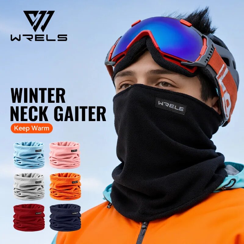 Оранжевый флисовый гетр для шеи WRELS WB1013OR