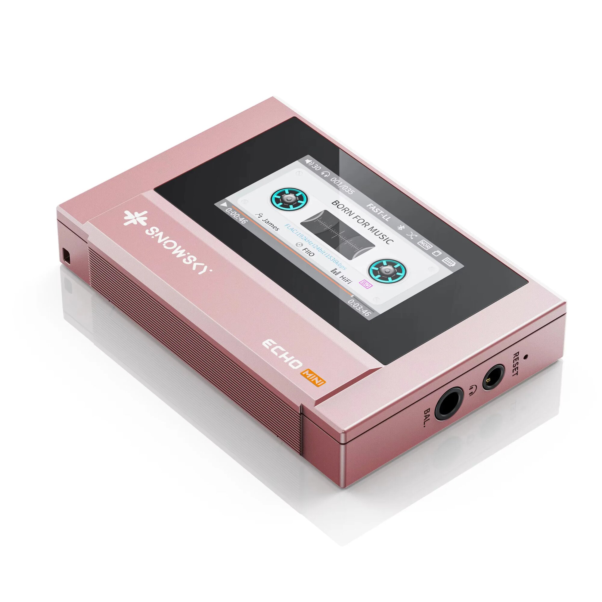 FiiO SnowSky Echo Mini MP3-плеер Розовый, Pink