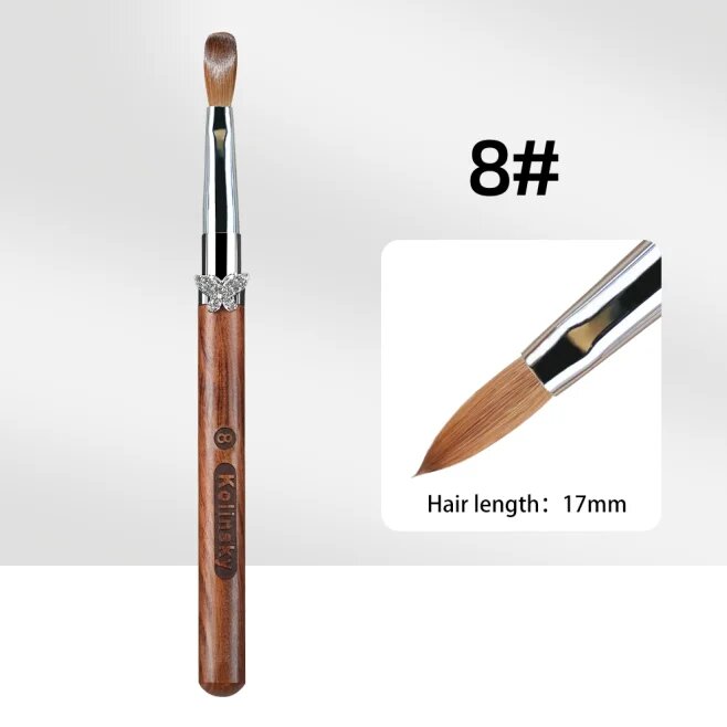 Кисть для гель-лака Kolinsky Kolinsky Brush 8