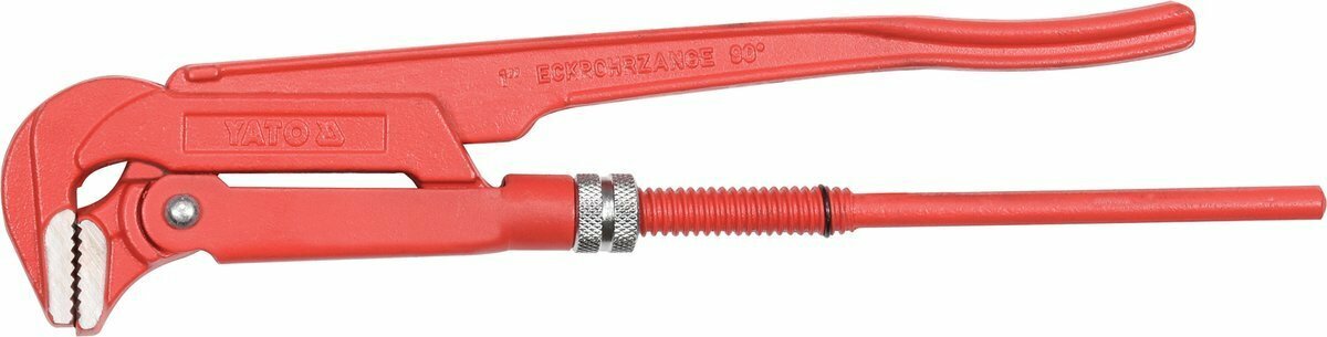 Ключ YATO трубный переставной 1", 90 град, 320 мм, CrV, YT-2210