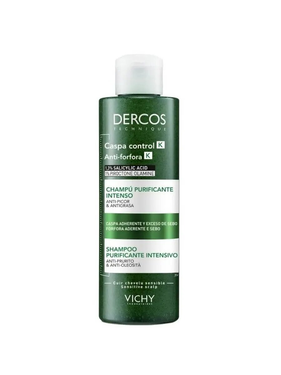 Шампунь-пилинг против перхоти Виши (Vichy) Dercos K глубоко