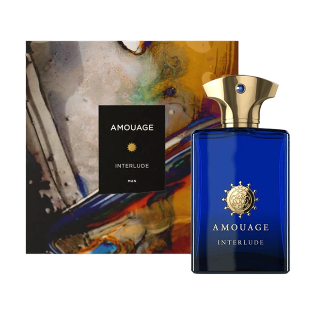 Мужские духи Amouage Interlude Man 50 мл / Амуаж Интерлюд мужской Синий парфюм