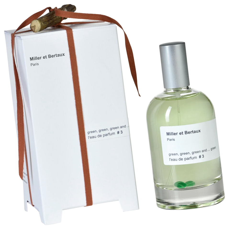 Miller Et Bertaux L Eau de Parfum No 3 Green and Green для женщин и мужчин 100 мл - Миллер Бертаукс Номер 3 Грин