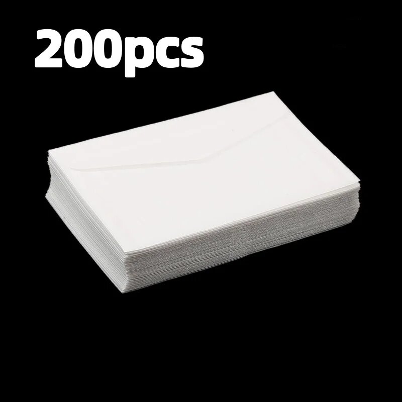Прозрачные конверты для приглашений 4x6/6x6/7x10/8x10/10x10 см 200pcs 7x10cm