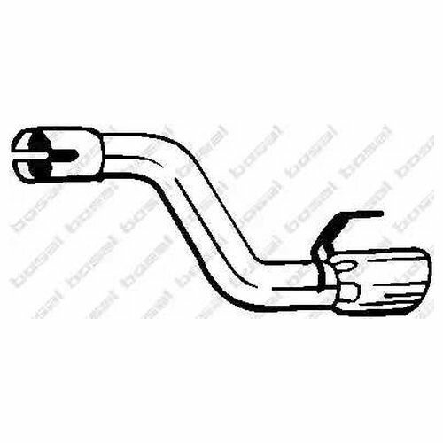 Выхлопная труба Bosal 750545 для Opel Astra