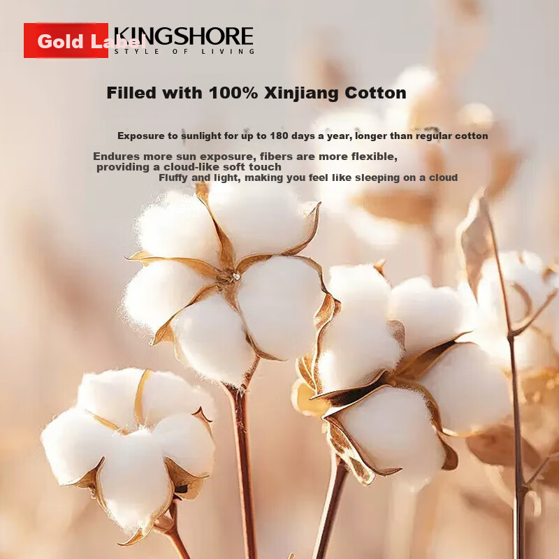 КING SHORE 100% шерстяная подушка из синьорского хлопка 180x220 см 5 цзинь А-класс зимняя одеяло для общежития