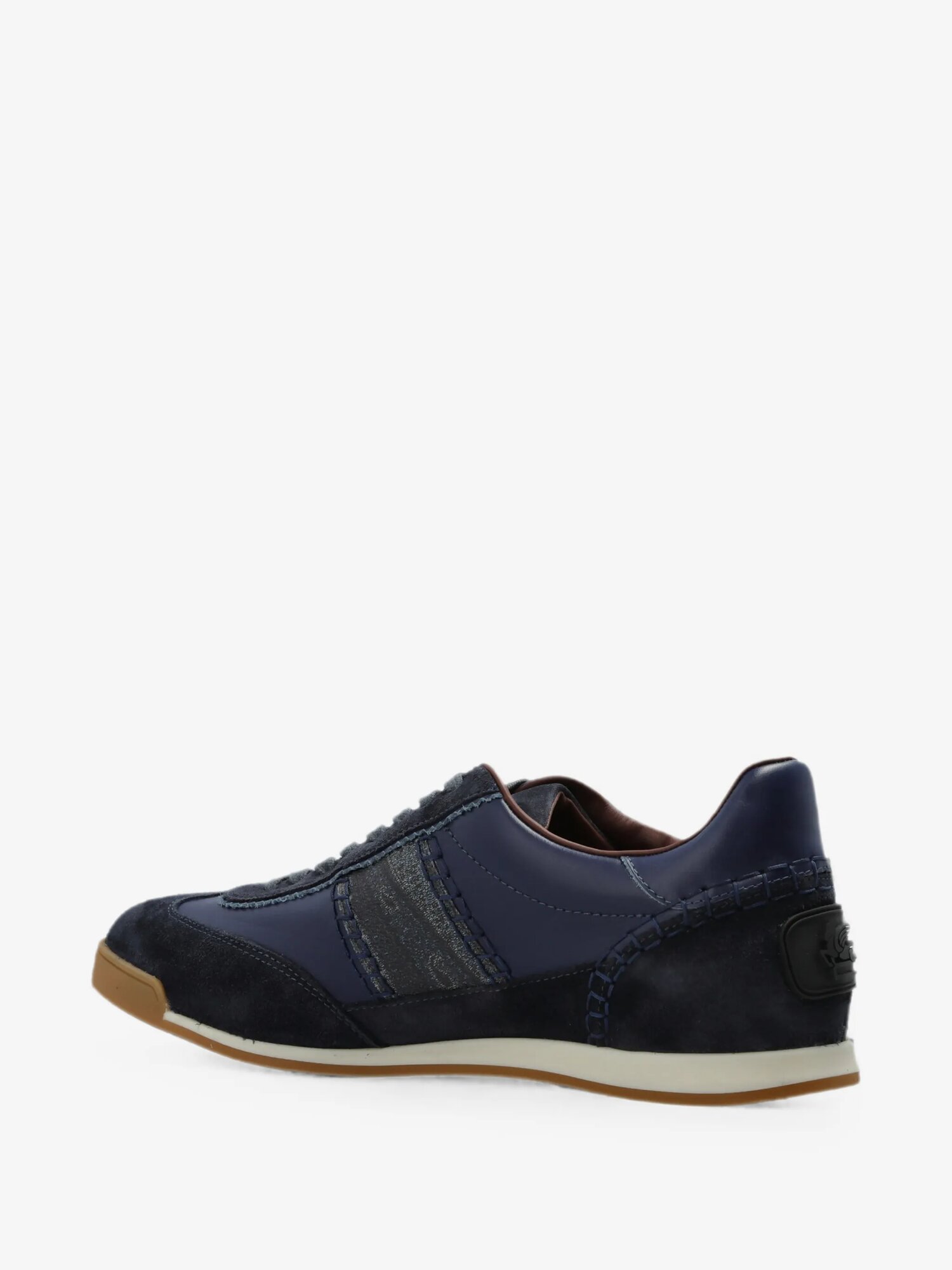 Кроссовки ETRO Leather panelled sneakers, размер 45 — фото 1