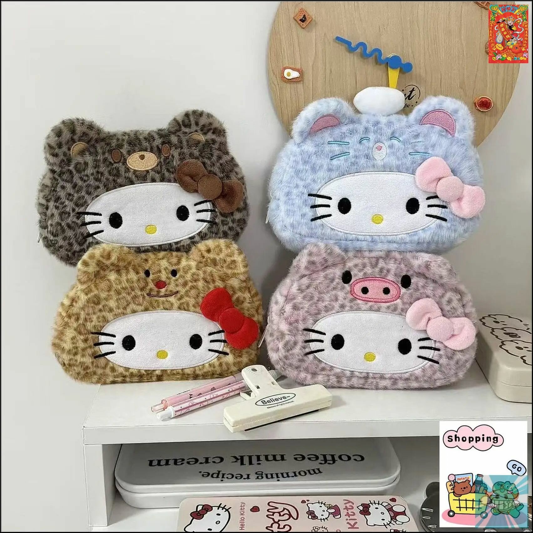 Пенал HelloKitty эксклюзивный для детей, мягкий и удобный, размер 30x30 см — фото 1