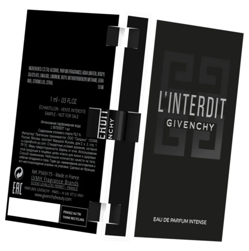 Парфюм Givenchy L Interdit Absolu 1 мл миниатюра женский - Живанши Л Интердит Абсолю пробник духов