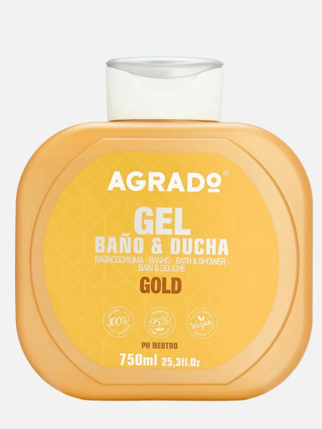 Гель для душа AGRADO gold