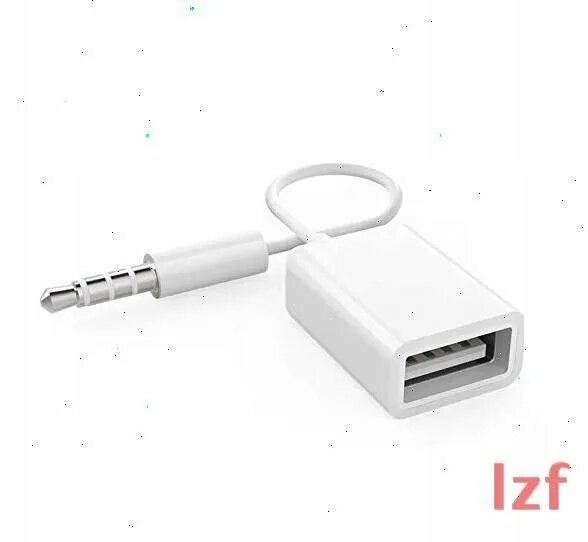 Аудиокабель USB 3.0 Type-A/3.5 мм, 0.15 м, белый