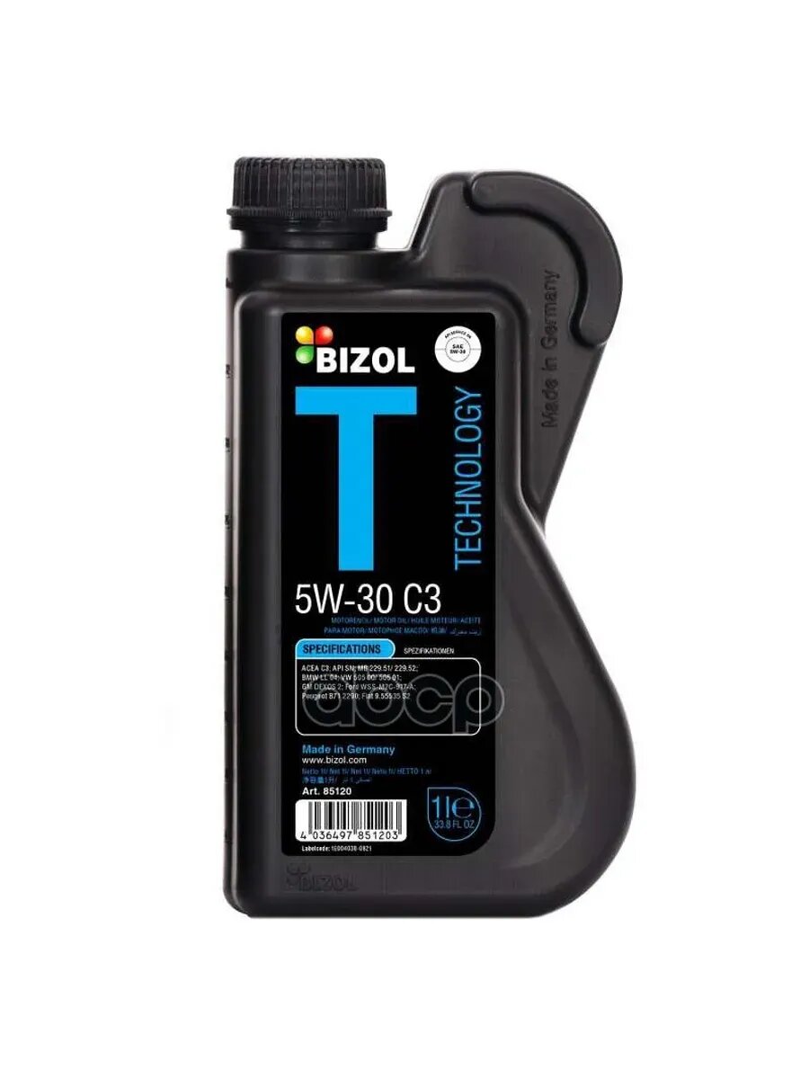BIZOL 5W30 Bizol 1Л Нс-Синтетика Technology C3 Api Sn Gm Dex