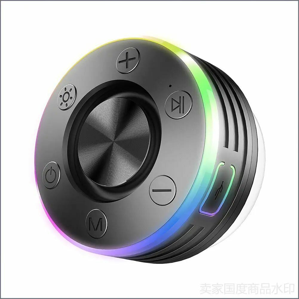 Bluetooth-колонка T7 чёрная с защитой IPX7, Bluetooth 5.2, FM-радио и функцией громкой связи