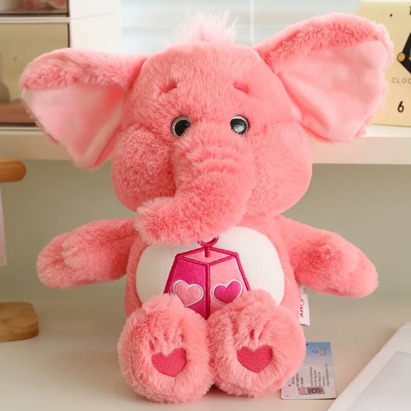 Официальная плюшевая игрушка Carebears Элефант, 33 см, мягкая шерстяная поверхность, идеальный подарок для детей,