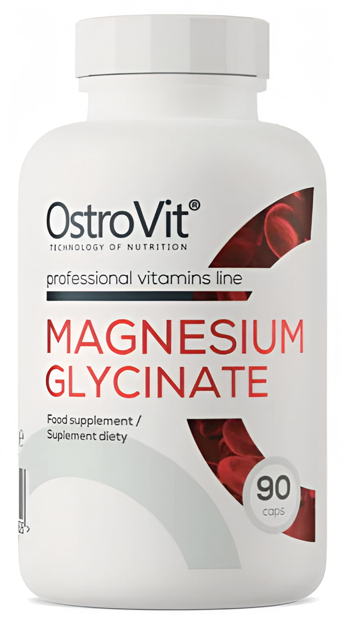 Пищевой БАД OstroVit "Magnesium Glycinate", минералы, капсулы, 100% дневная норма, 90 шт.