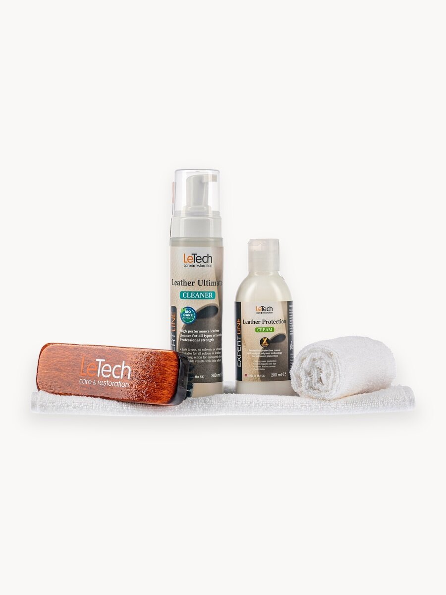 Набор для ухода за автомобилем, для одежды, для обуви, LeTech, Leather Care Kit