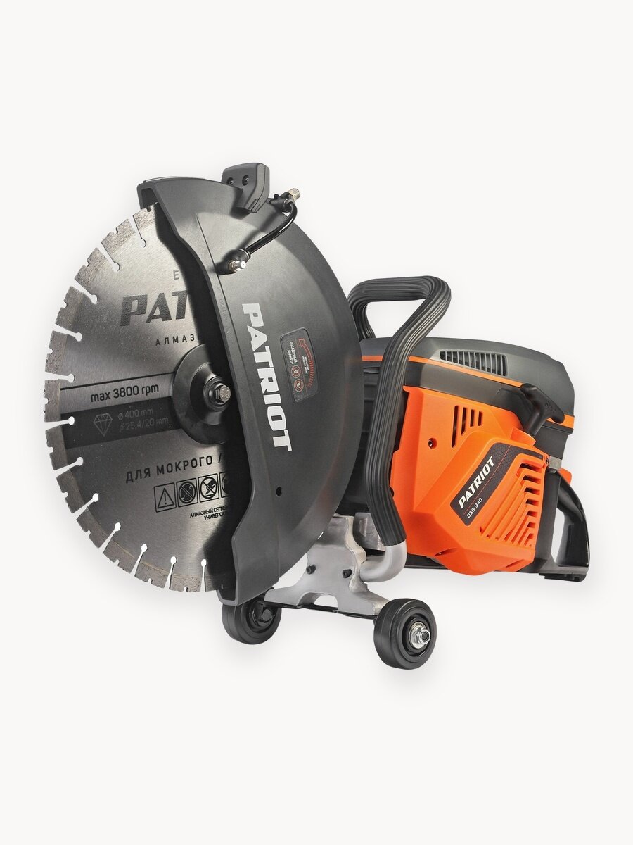 Бензорез PATRIOT DSG 940, 6.5 л. с, диск 400 мм, макс. глубина пропила 150 мм