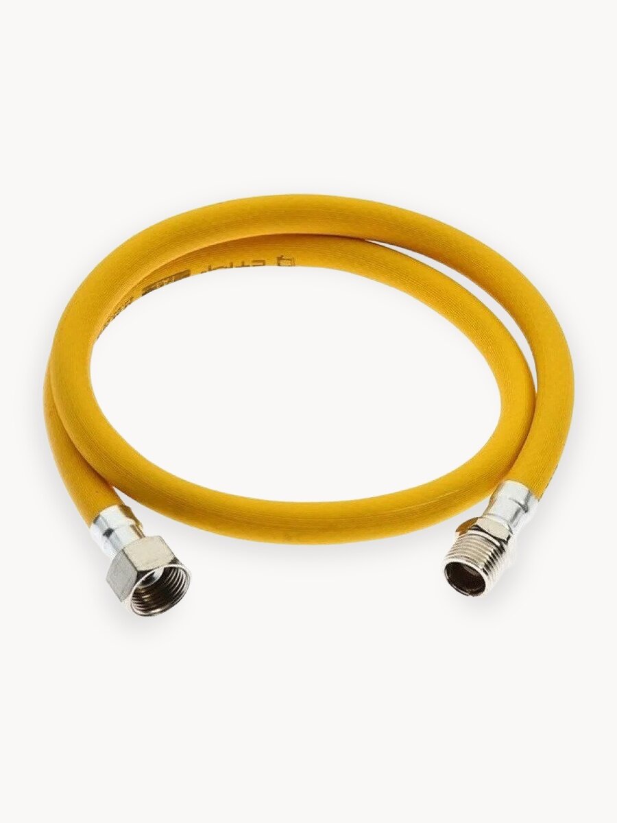 Шланг, подводка для газовых систем ПВХ СТМ 1/2" 1,5м, внутренняя-наружная резьба, CGVM1215