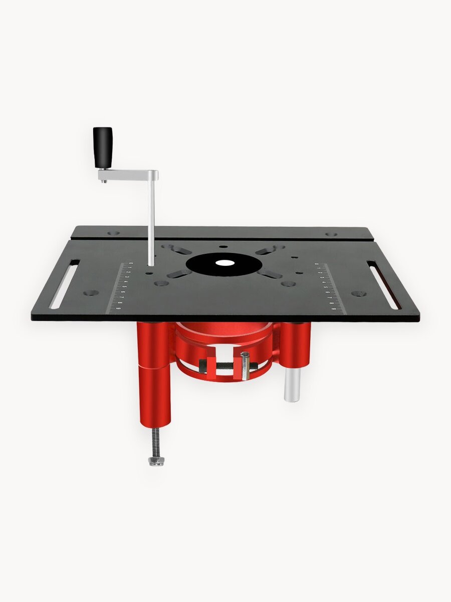 Подъемный стол для фрезера, алюминиевая подъемная платформа, столярные верстаки, подъем 47 мм для двигателей диаметром 63,8-65 мм, гравировальный обрезной станок