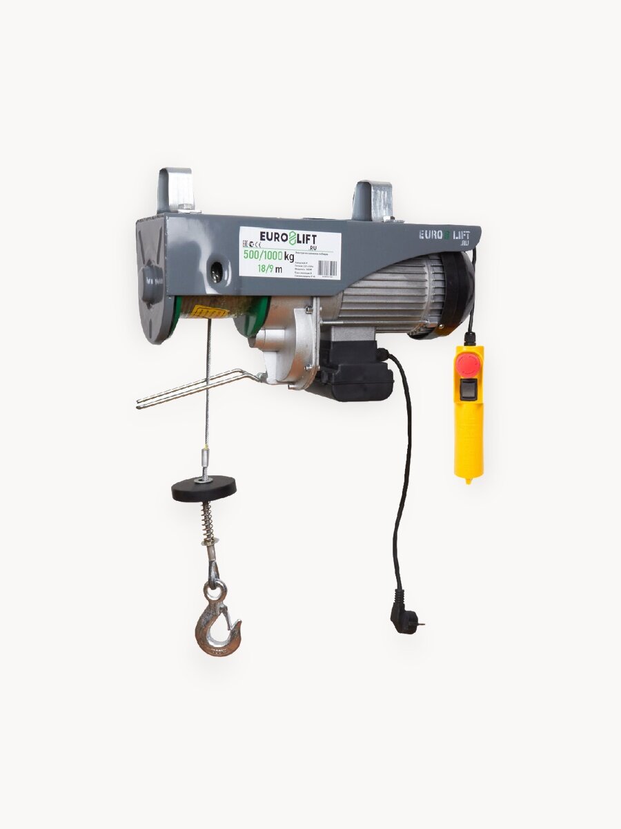 Таль электрическая / лебедка (1000 кг, 18 м)