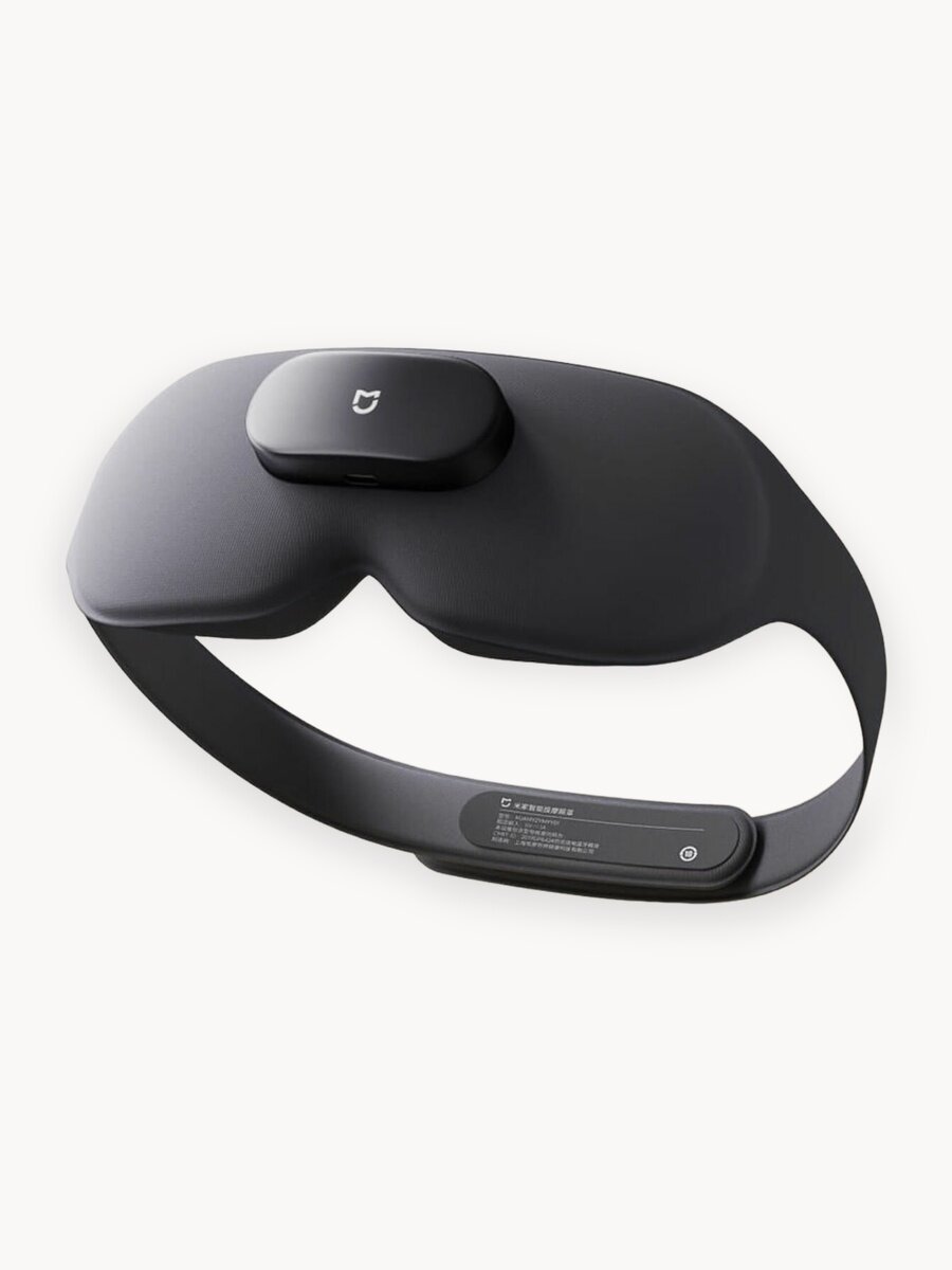 Умный массажер для глаз Xiaomi Mijia Smart Massage Eye Mask MJAMYZYMYY01(Mihome APP), черный