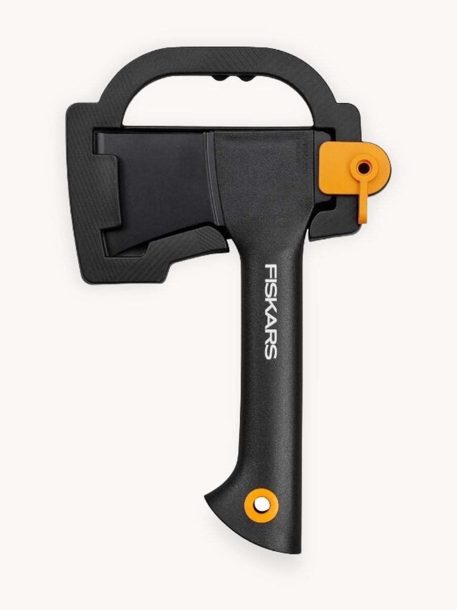 Топор туристический Fiskars Solid A5 универсальный, 0,56 кг, с чехлом (1051084)
