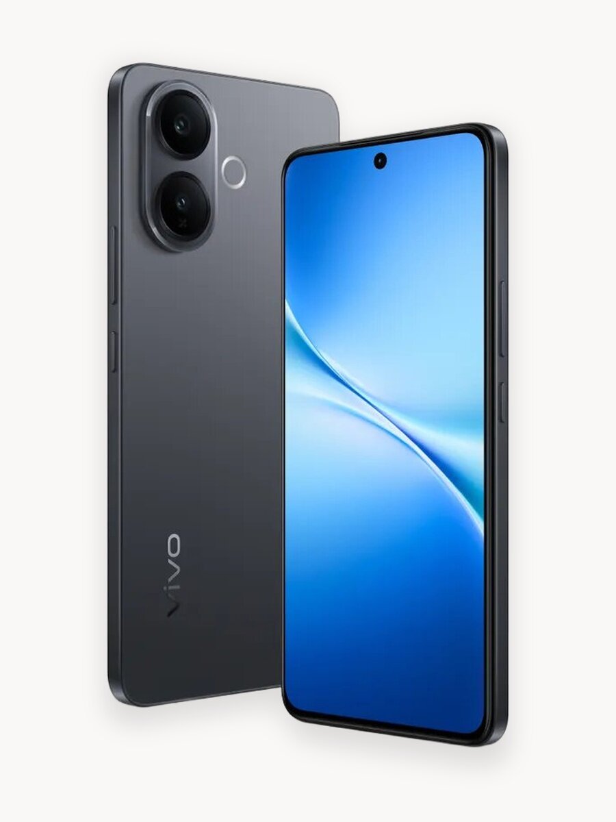 Смартфон vivo V60 Lite 5G, Android 15, 12GB/512GB, AMOLED, Элегантный черный