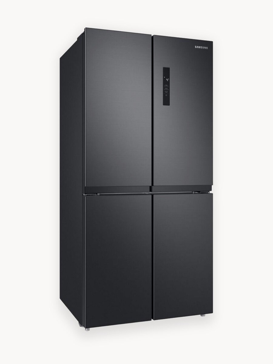 Многодверный холодильник Samsung RF48A4000B4/WT, 468 л, с инверторным мотором, черный
