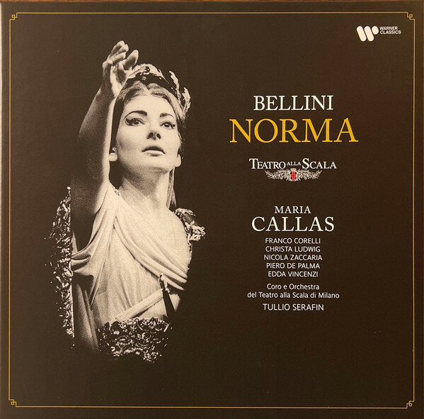 Виниловая пластинка MARIA CALLAS / BELLINI: NORMA (1960 - Corelli, Ludwig, Zaccaria, La Scala Orchestra, Tullio Serafin) (4LP)