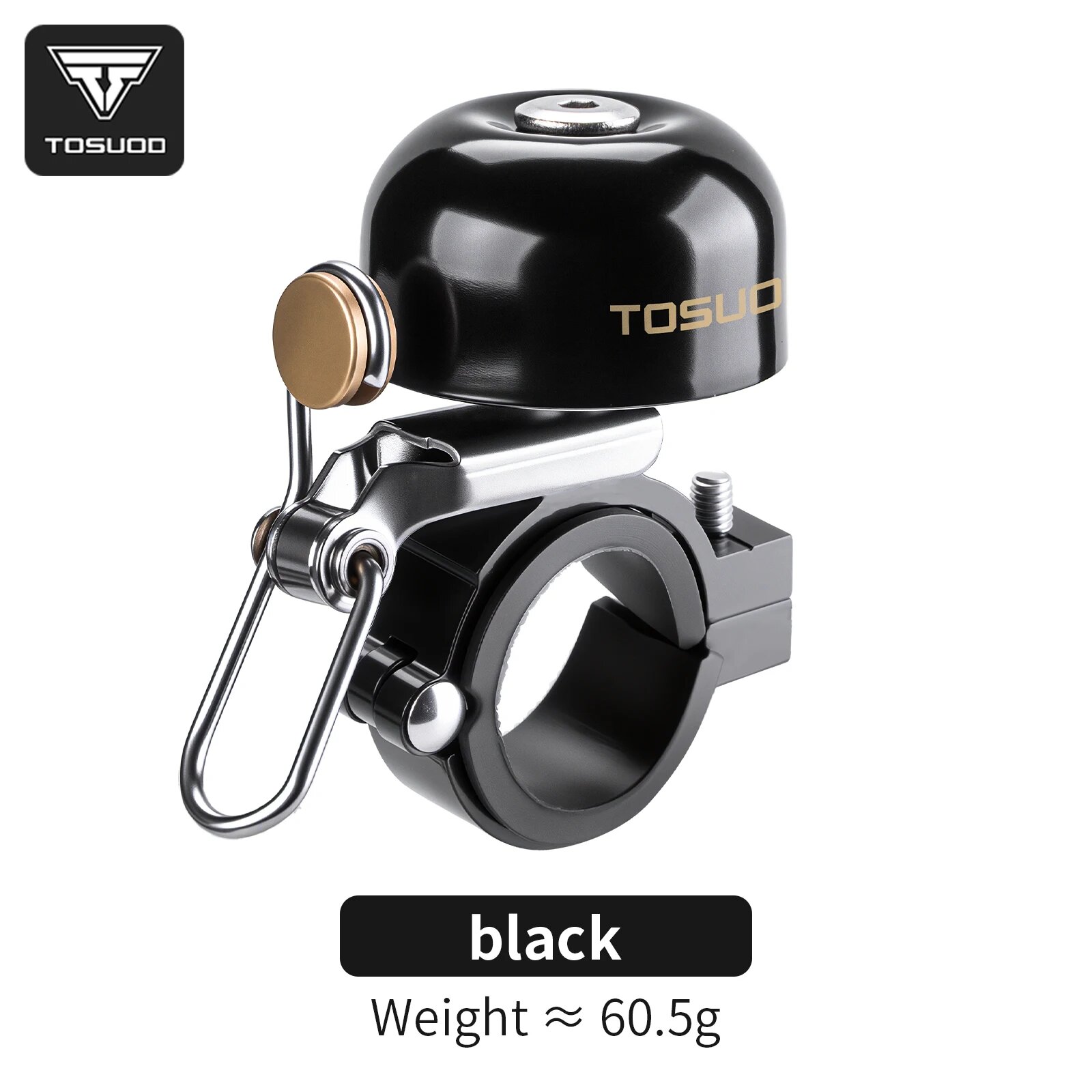 Велосипедный звонок TOSUOD black