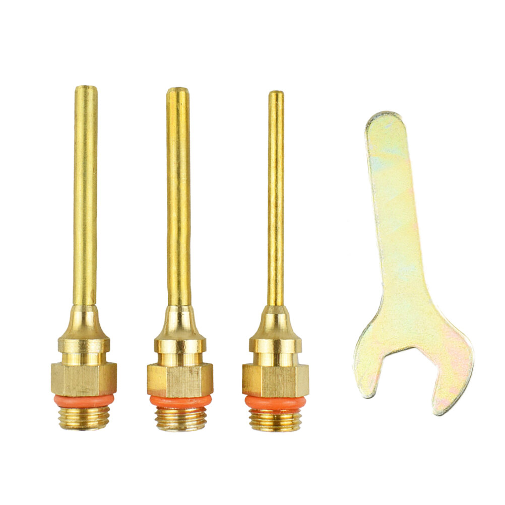 4Pcs Сопла Для Горячего Клея 70Mm Из Меди Golden 7.00X1.10X1.10Cm