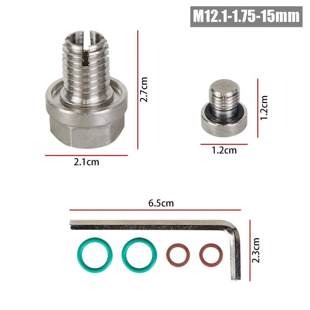 Сливные пробки для масла M12.1-1.75-15mm