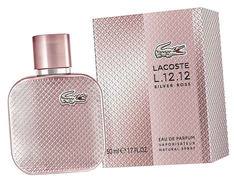 Аромат Lacoste L 12 12 Silver Rose женский 50 мл / Лакост Л 12 12 Сильвер Роуз