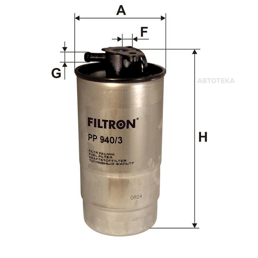 Фильтр топливный FILTRON PP9403