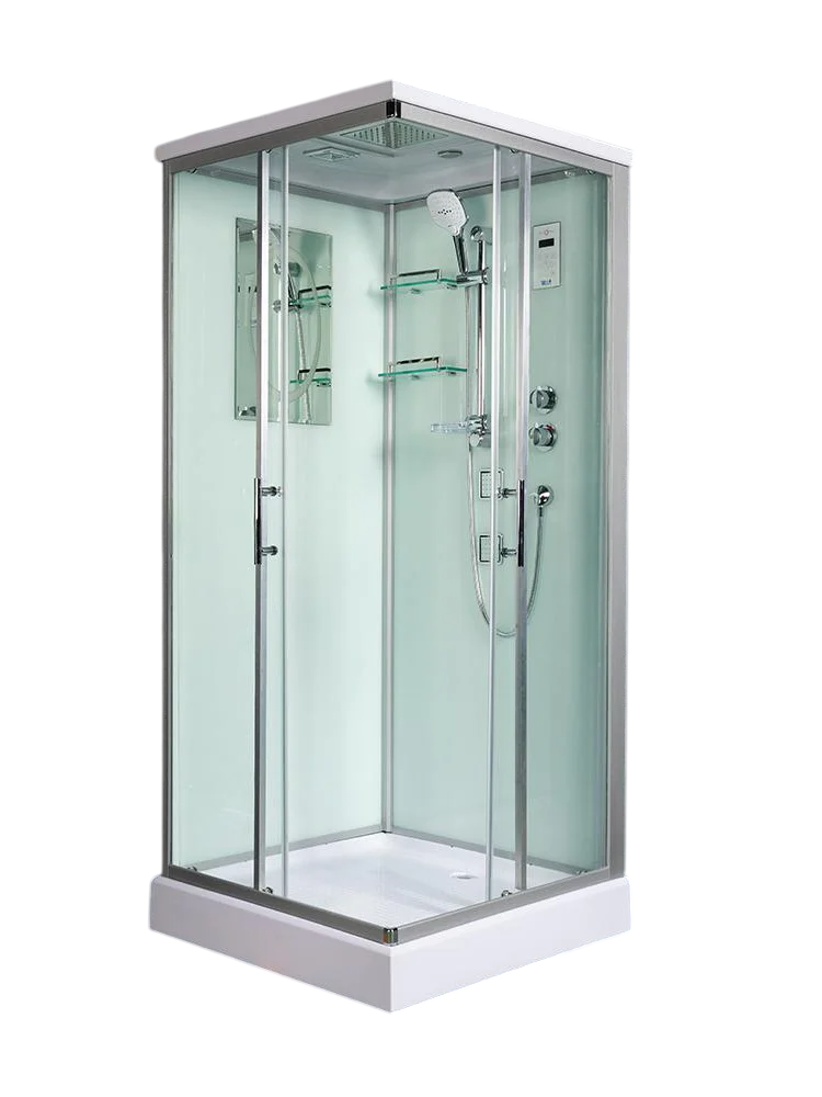 Душевая кабина WeltWasser WW500 LAINE XL 904, с крышей, размер: 90*90*227, средний поддон