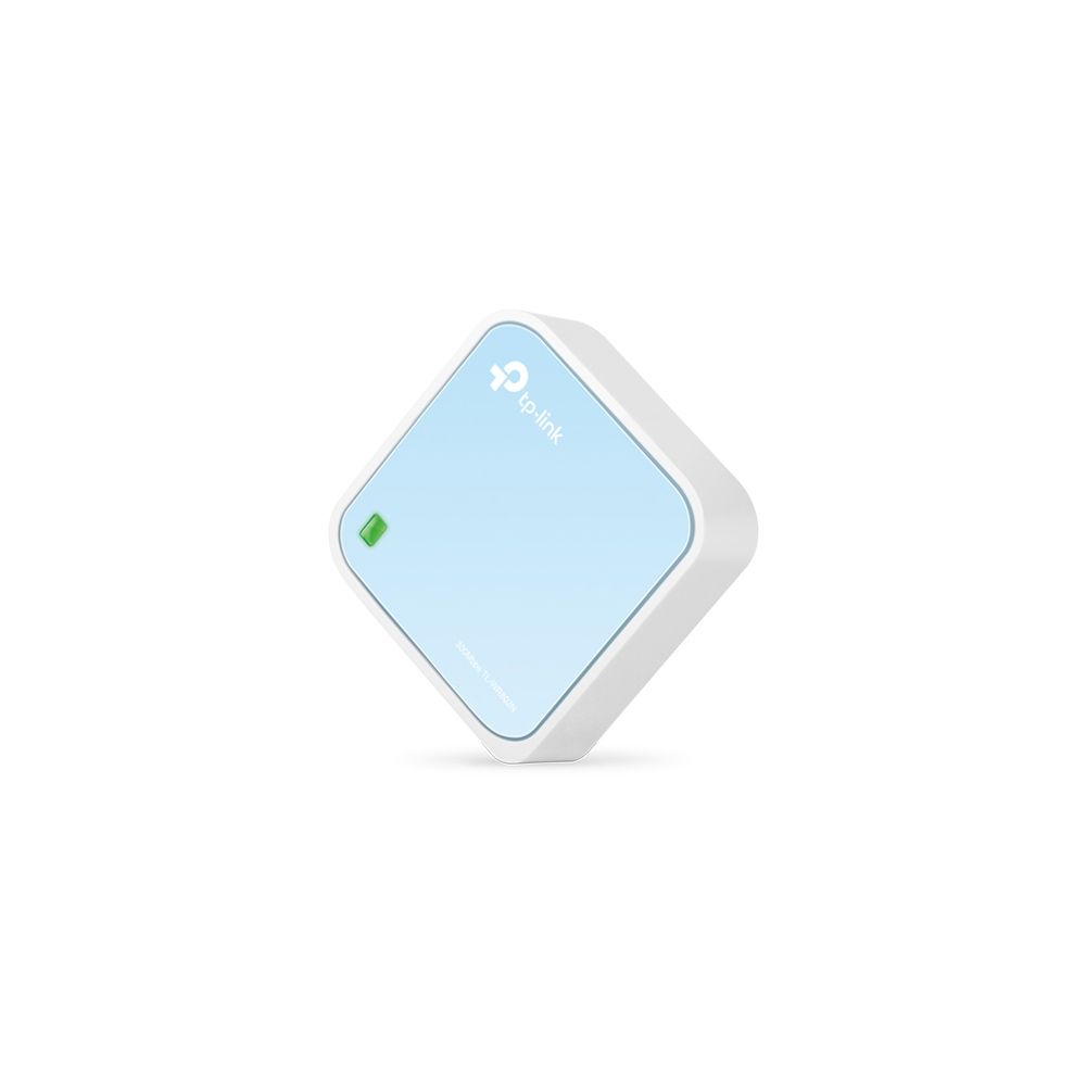Wi-Fi Роутер TP-Link TL-WR802N портативный, N300 2.4ГГц, RJ45 100Мбит/с, многорежимный