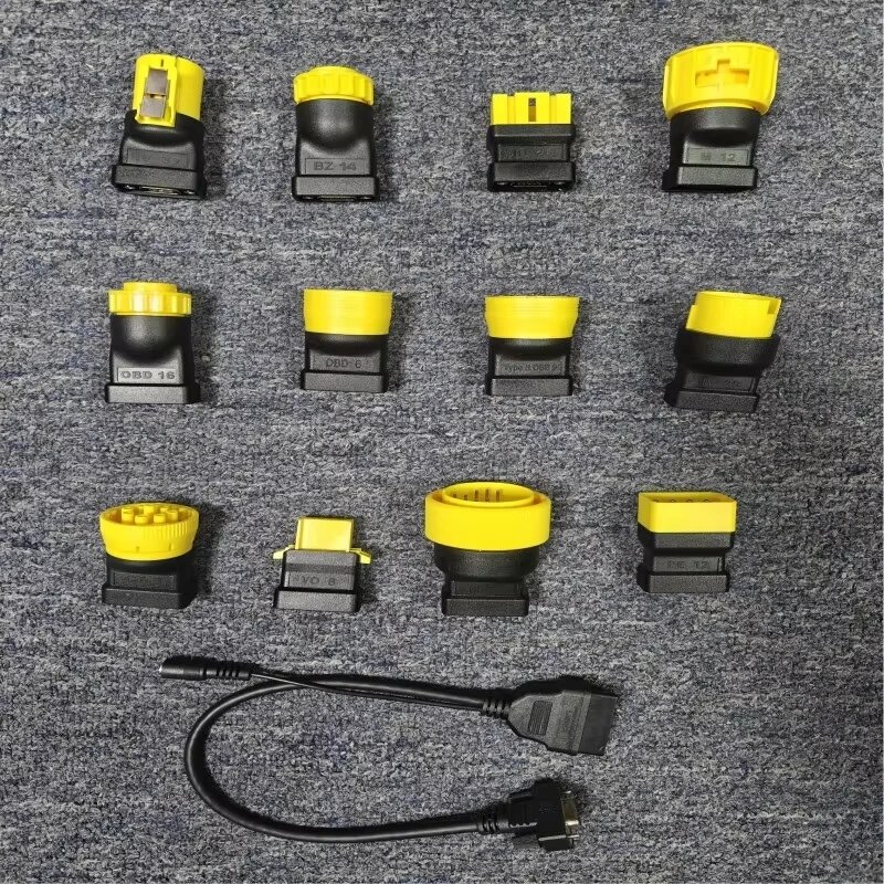 Набор из 12 адаптеров для грузовиков LAUNCH, совместимых с X431 Smartlink 12PCS HD connectors