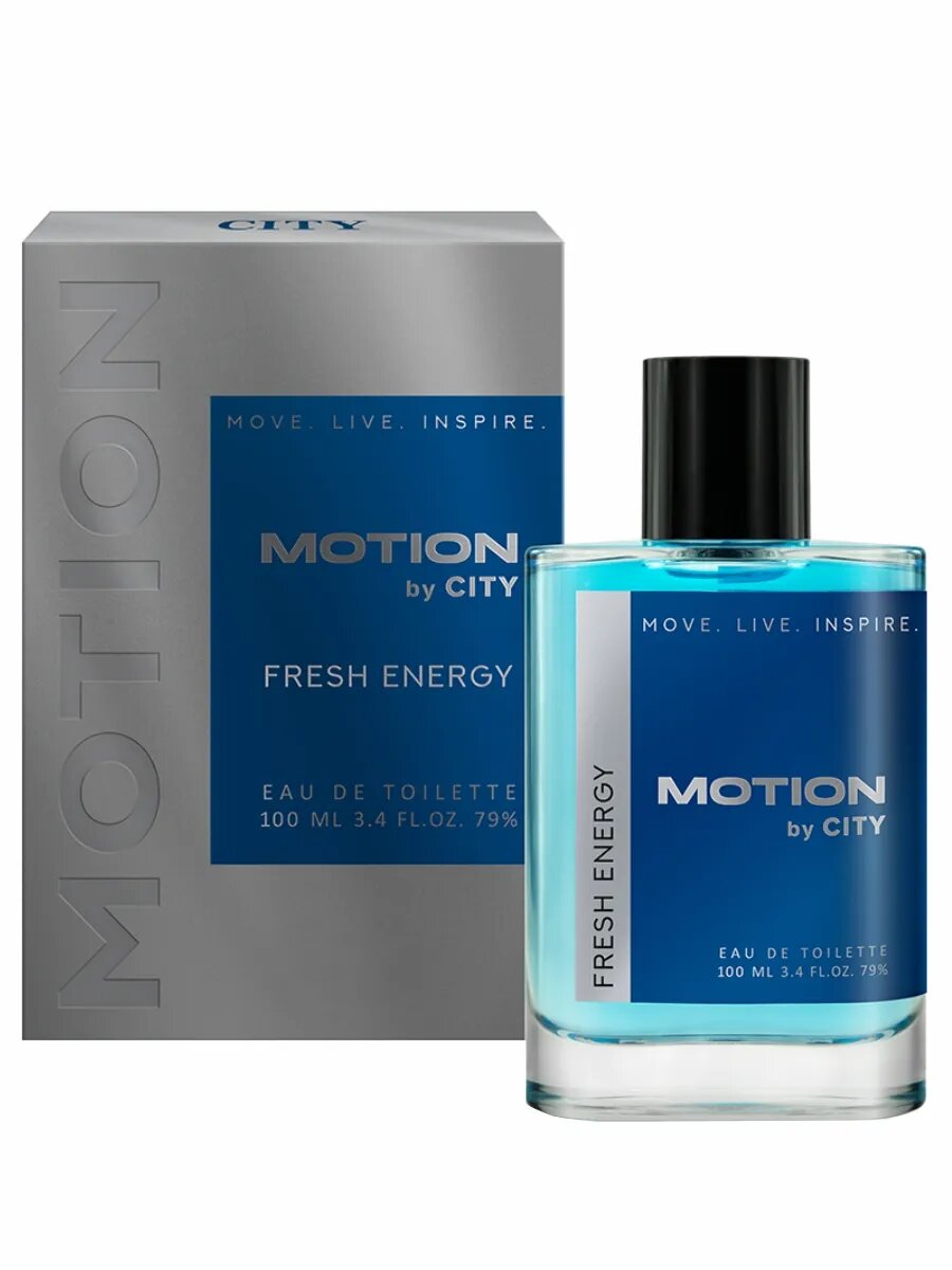 Свежие мужские духи City Parfum City Motion Fresh Energy 100мл