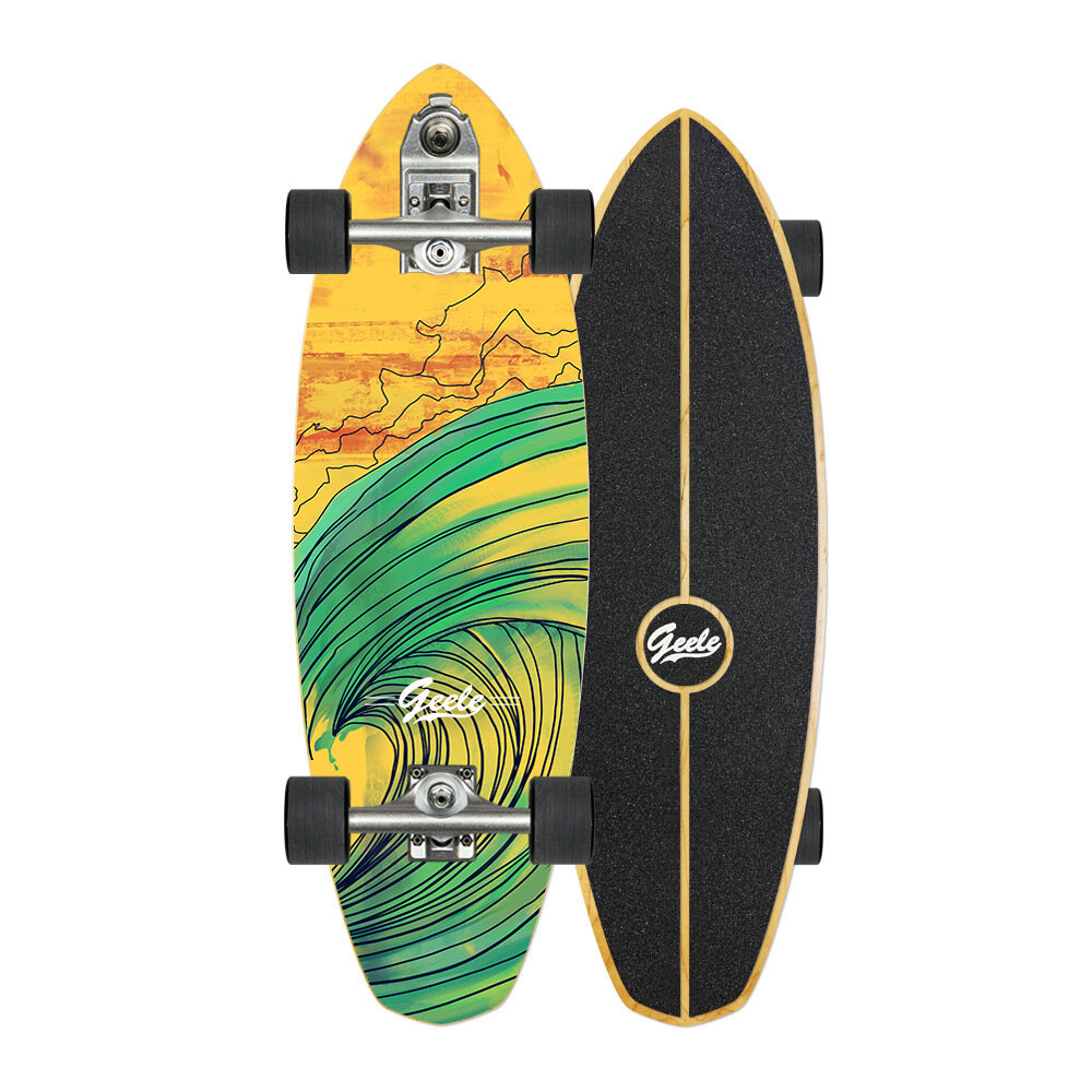 Geele Carver Yow Land Surfboard — профессиональная тренировочная доска-симулятор для взрослых мужчин и женщин, V7, 32 дюйма