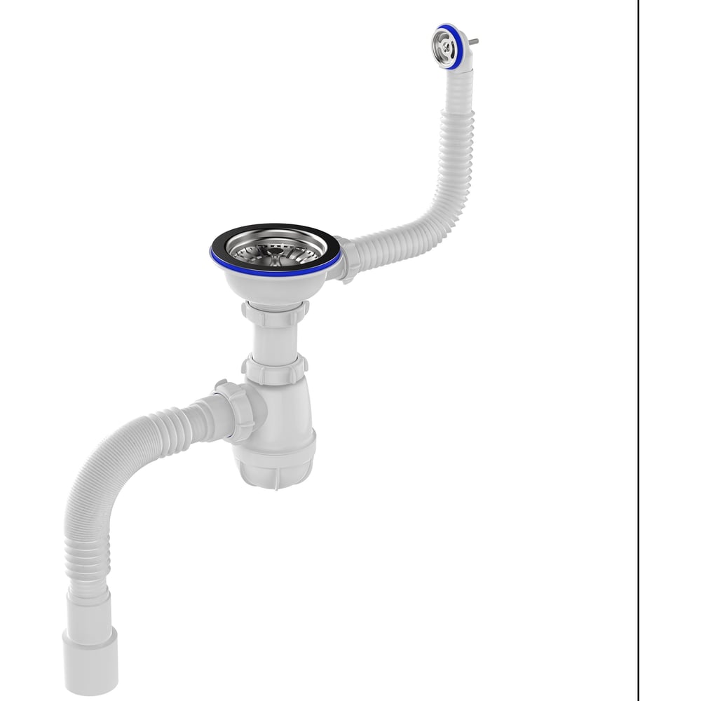 Сифон для мойки Aquant 3 1/2"х40 B0139-20-MR