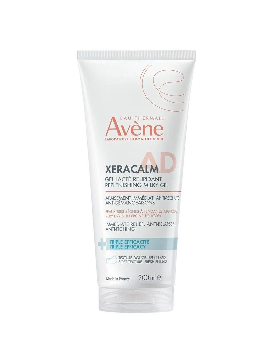 Авен КсераКальм Гель-молочко восстанавливающее, 200 мл (Avene XeraCalm A.D Gel Lacte Relipidant)
